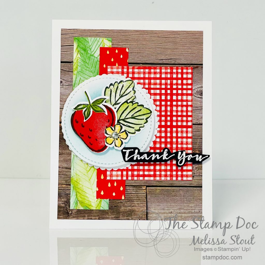 Sweet Strawberry Stamp Set and Punch Stamparatus Trick